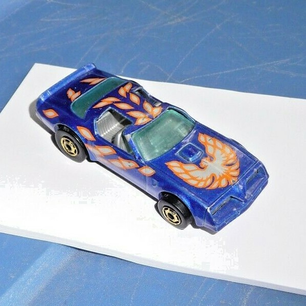 1977 Hot Wheels Blue Hot Bird #37 Black Walls Trans Am Firebird ...
