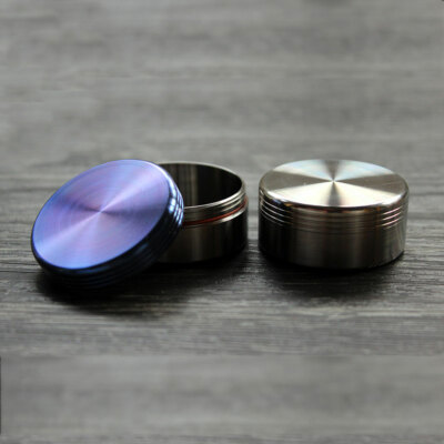 TITANER Solid Titanium TC4 CNC Outdoor Travel Home Waterproof Pill Case ...