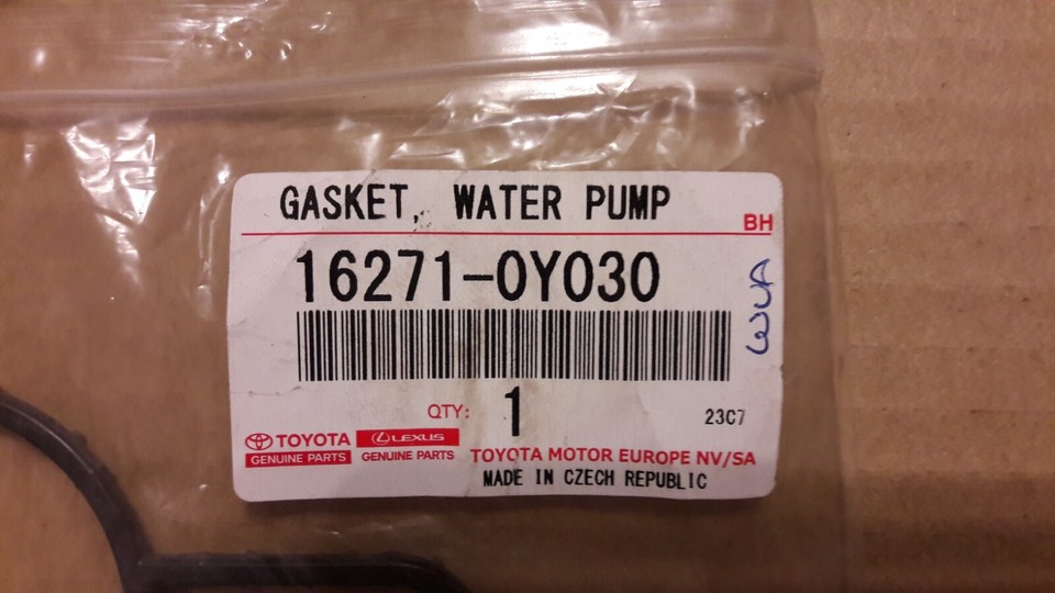 16271-0Y030 new OEM Toyota gasket, water pump | eBay