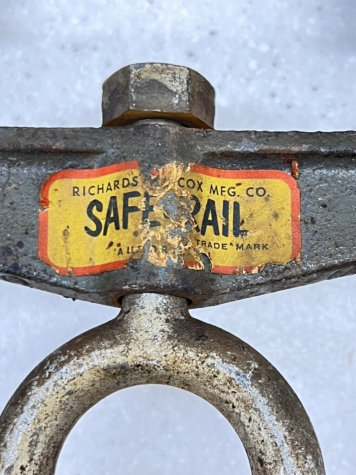 Antique Richard’s Wilcox R.W. Safe-rail Barn Trolley Old Vintage Tools ...
