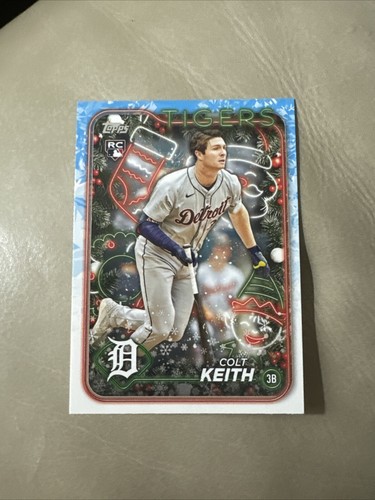 Colt Keith Rookie RC 2024 Topps Holiday Baseball Card #H62 Detroit ...