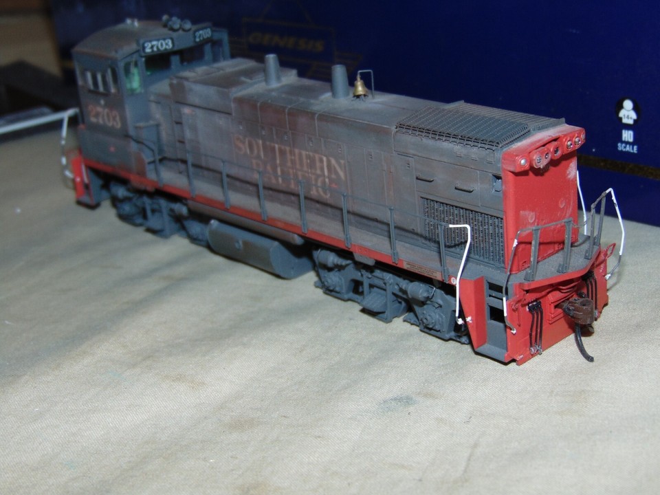 ATHEARN GENESIS HO 66225 WEATHERED SOUTHERN PACIFIC MP15AC WITH DCC ...