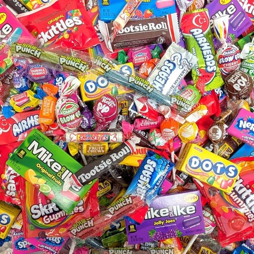 Ultimate Name Brand Candy Variety Pack - 4 lb Bulk Candy Individually ...