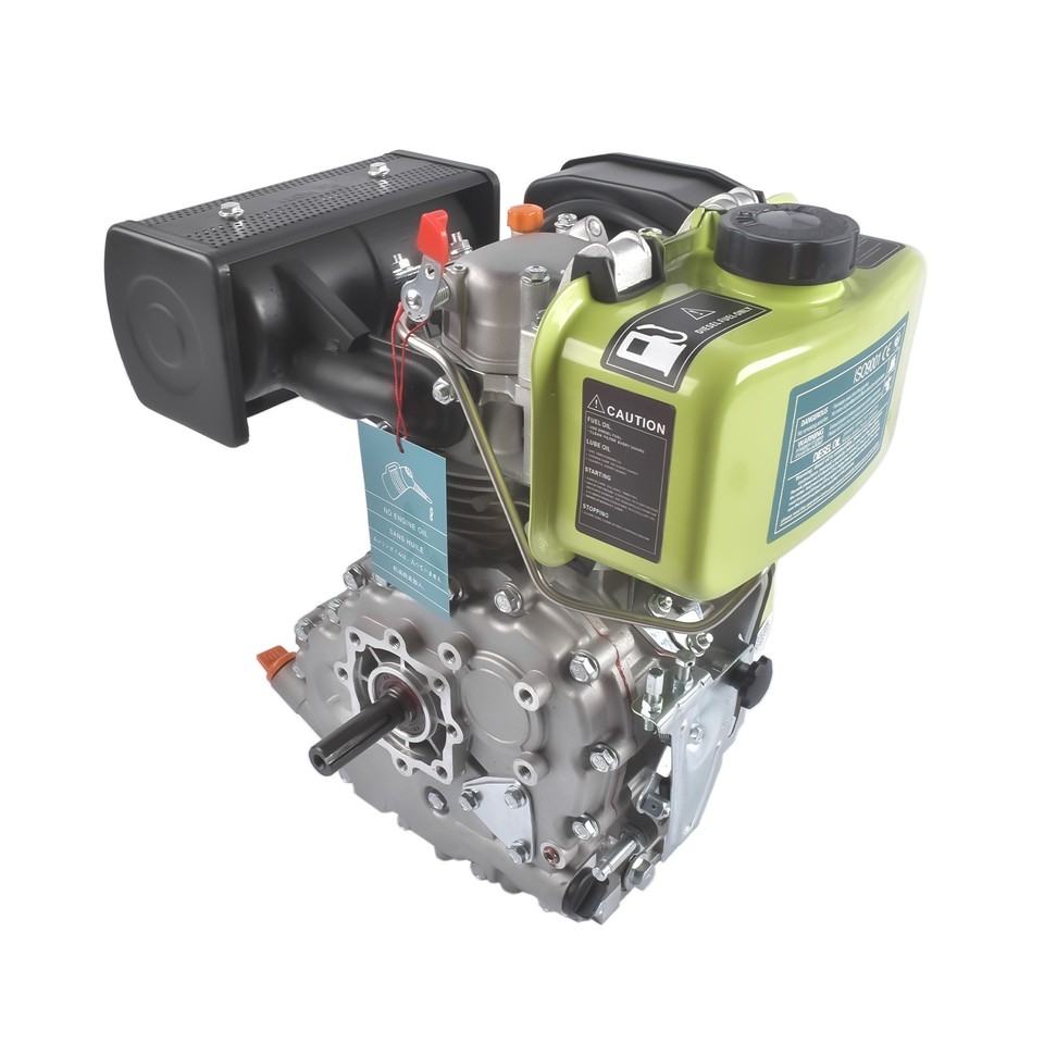 5HP 247CC 4 Stroke Diesel Engine,173F 3600W Heavy Duty Single Cylinder ...