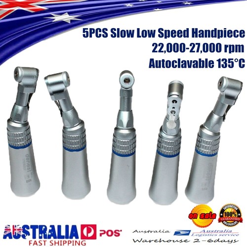 5pcs Dental Lab Low Speed Handpiece Contra Angle Handpiece FAST ...