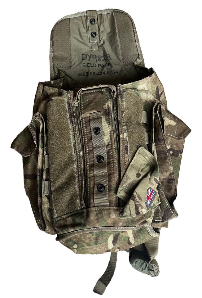 British Army MTP Field Pack Haversack Molle Ex Mod Surplus Respirator ...