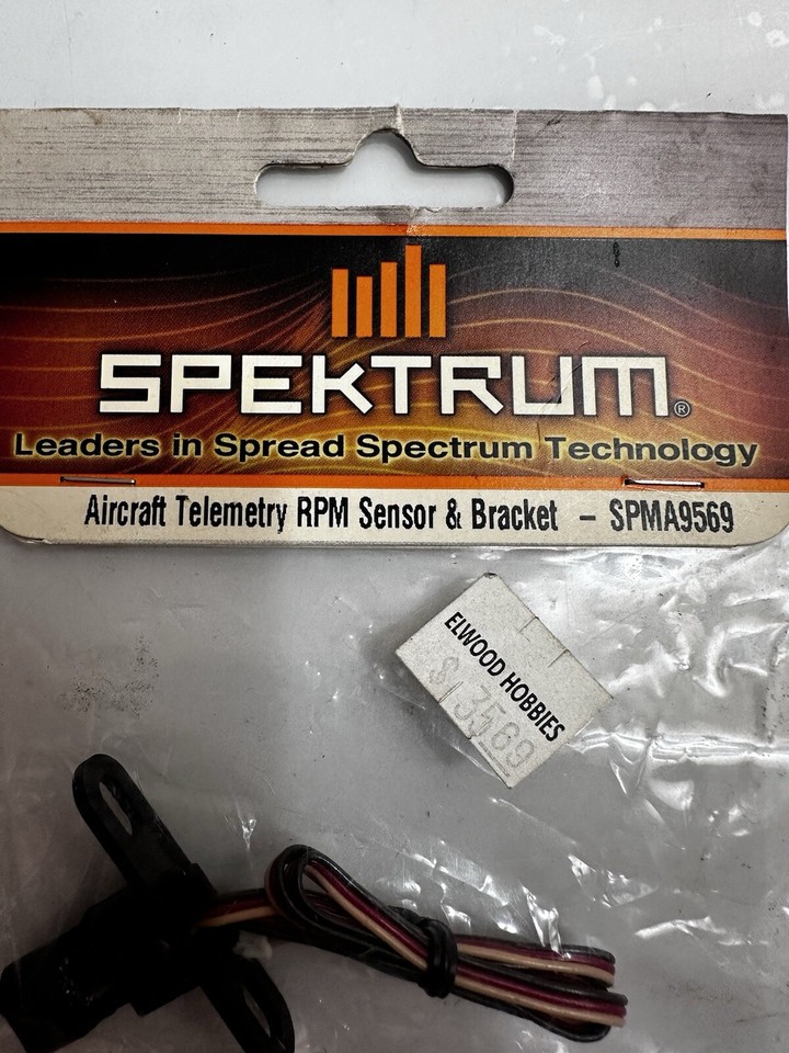 Spektrum RC Aircraft Airplane Engine Telemetry RPM Sensor And Bracket ...