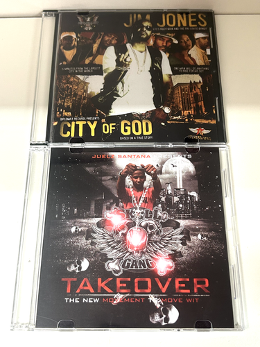 2x Dipset Mixtapes Jim Jones Juelz Santana Byrdgang NYC Promo Mixtapes ...