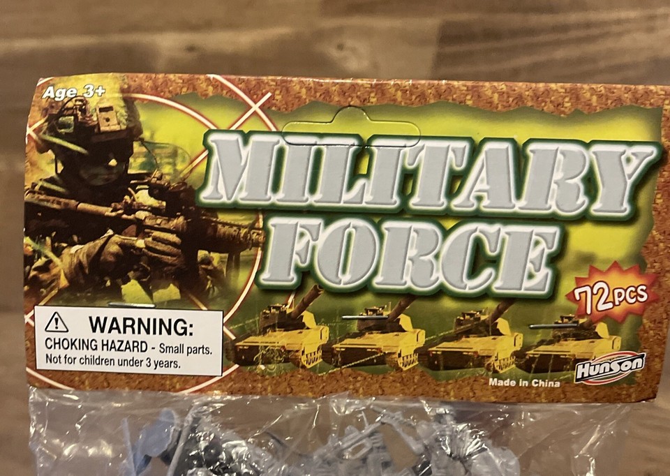 Hunson 72 Pcs Military Force Gray And Green Army Men Soldiers 2018 | eBay
