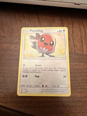 POKEMON Trading Card Basic Fletchling HP50 11/30 | eBay