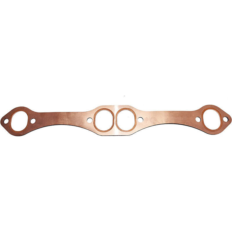 SBC Oval Port Copper Header Gaskets For SB Chevy 262 267 327 305 350 ...