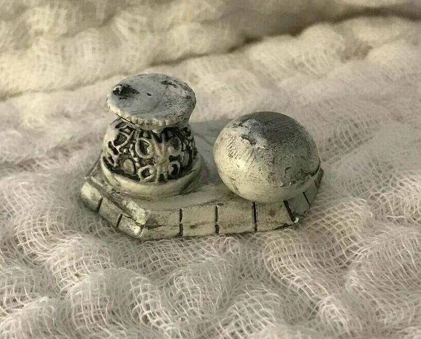 metal d&d miniature mini decor alter cauldron orb summoners evil occult ...