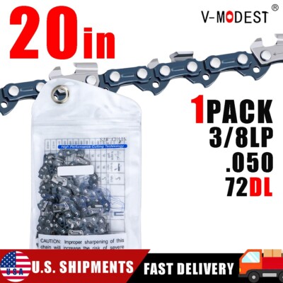 20'' Chainsaw Chain For Stihl 33RS3-72 Chain Blade 3/8'' .050 Gauge ...