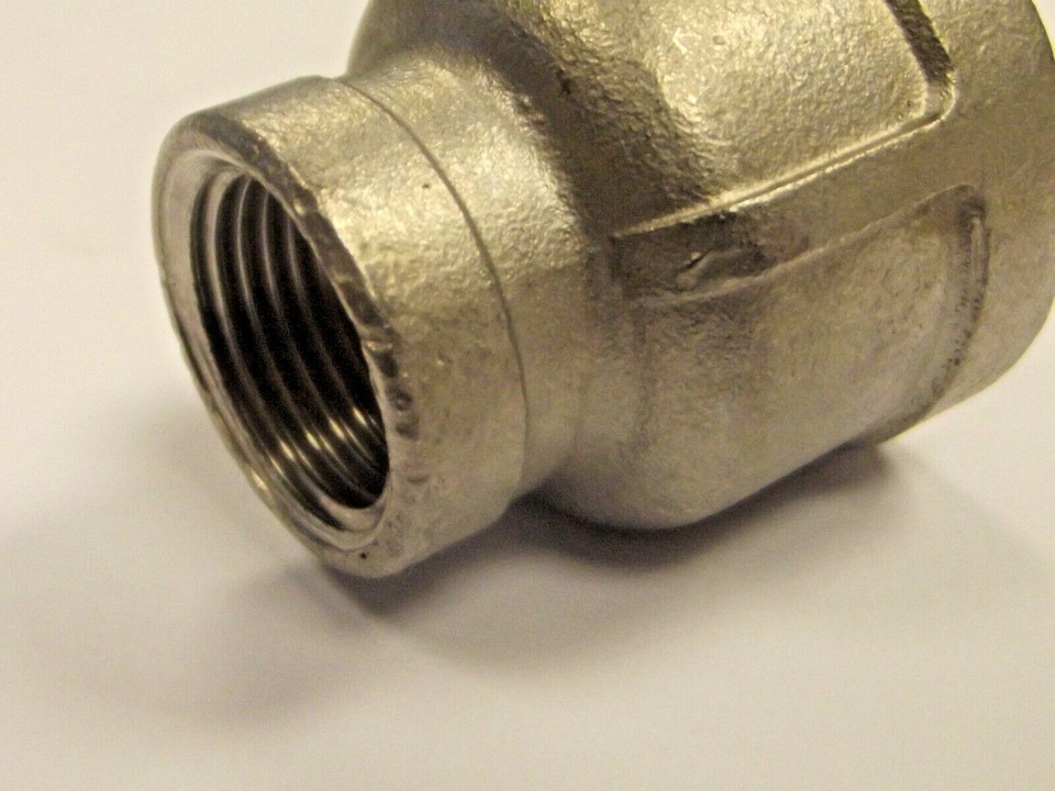 Stainless Steel Reducing Sockets Connectors, 316 S/S 1/4 bsp to 4 ...
