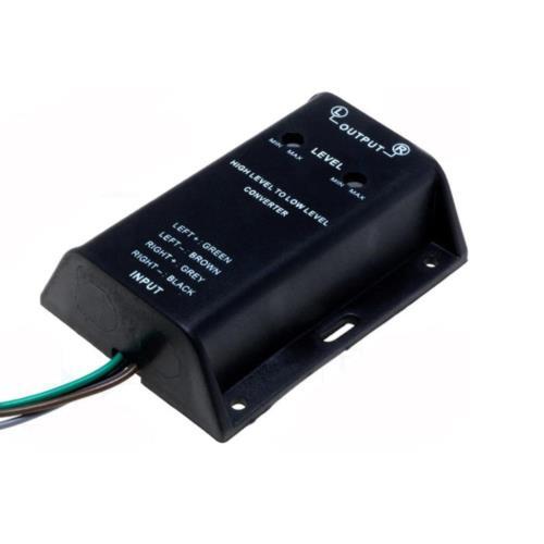Two Channel Speaker RCA Line Level Converter Adapter Car Audio High Low ...