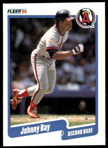 1990 Fleer Baseball Card Johnny Ray California Angels #143 | eBay