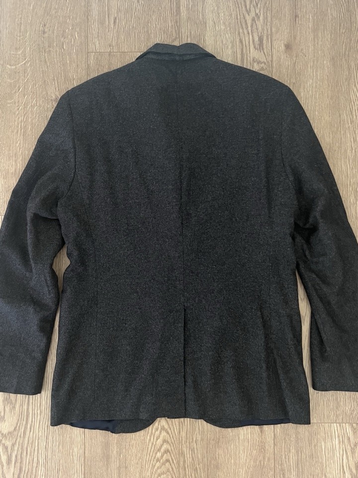 Rugby Ralph Lauren Men’s Charcoal Wool Suit 40R / 32W (Unfinished Hem ...