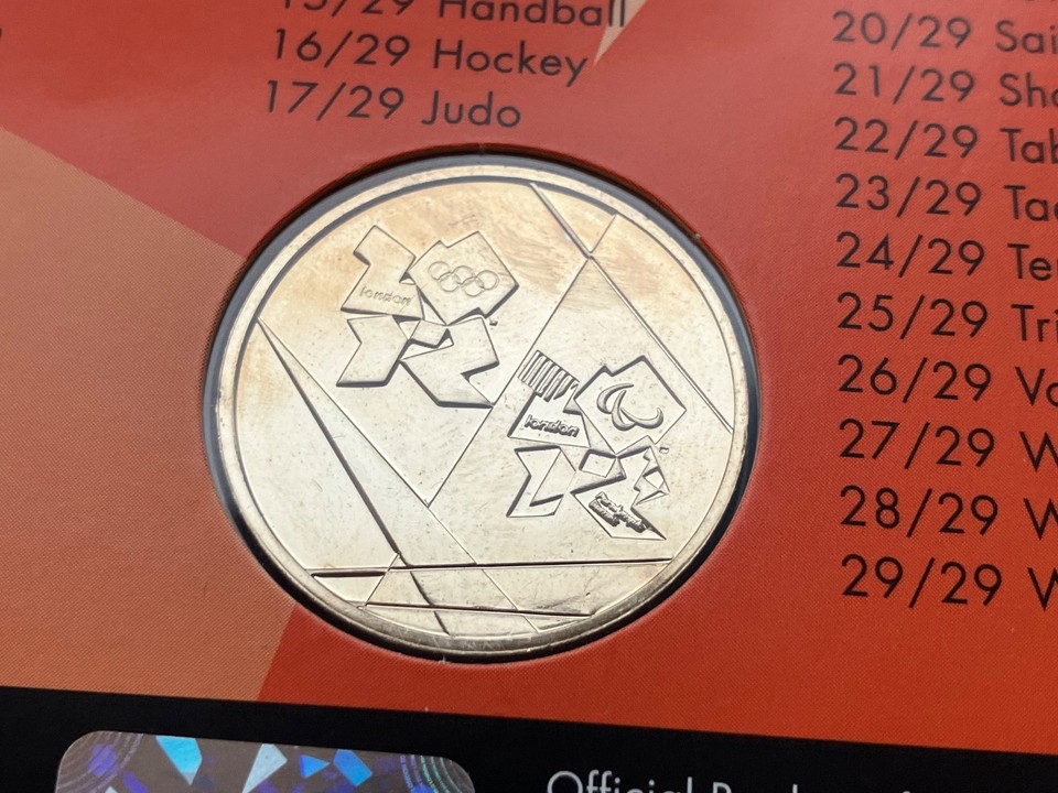 2012 London Olympics 50p collection Completer Medal Medallion | eBay UK