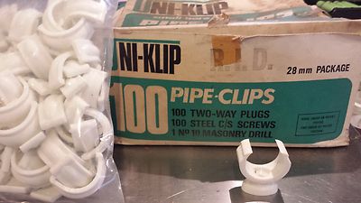 Plastic Radiator Pipe Clips two way plug 22mm | eBay UK