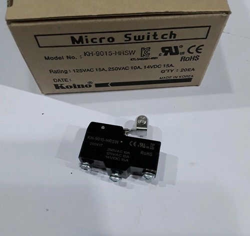 KH-9015-HRSW KOINO MICRO SWITCH 125VAC 15A NEW | eBay