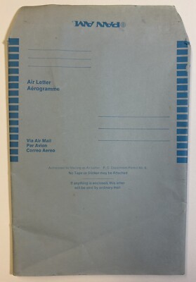 Pan Am Airlines Air Letter Envelope Lot, 9 Envelopes, U. S. Ephemera | eBay