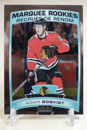 Adam Boqvist 2019-20 O-Pee-Chee OPC Platinum Marquee Rookie Chicago ...