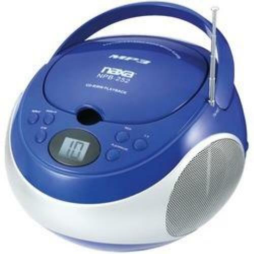Naxa Portable Cd/mp3 Player With Am/fm Stereo Blue Npb252 for sale ...