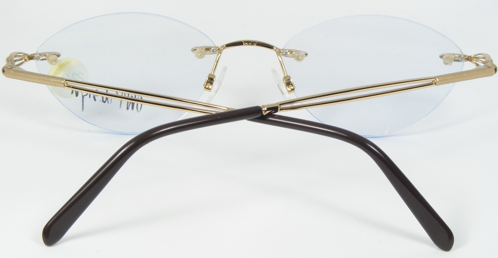 OWP design Mod.1551 031 GOLD EYEGLASSES GLASSES RIMLESS 52-18-135mm ...