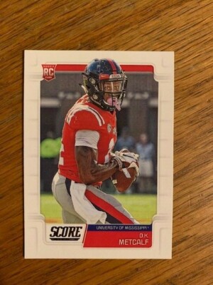 2019 SCORE DK METCALF ROOKIE CARD SEAHAWKS ~ #352 | eBay