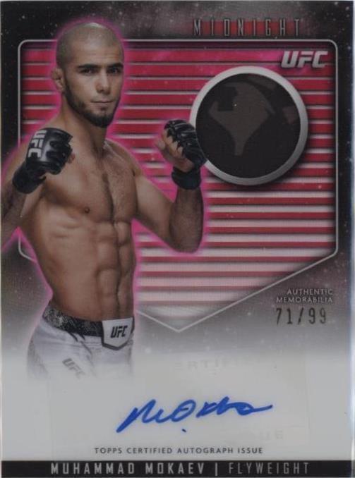 2024 Topps Midnight UFC - Relic Autographs Muhammad Mokaev #RCA-MMO ...