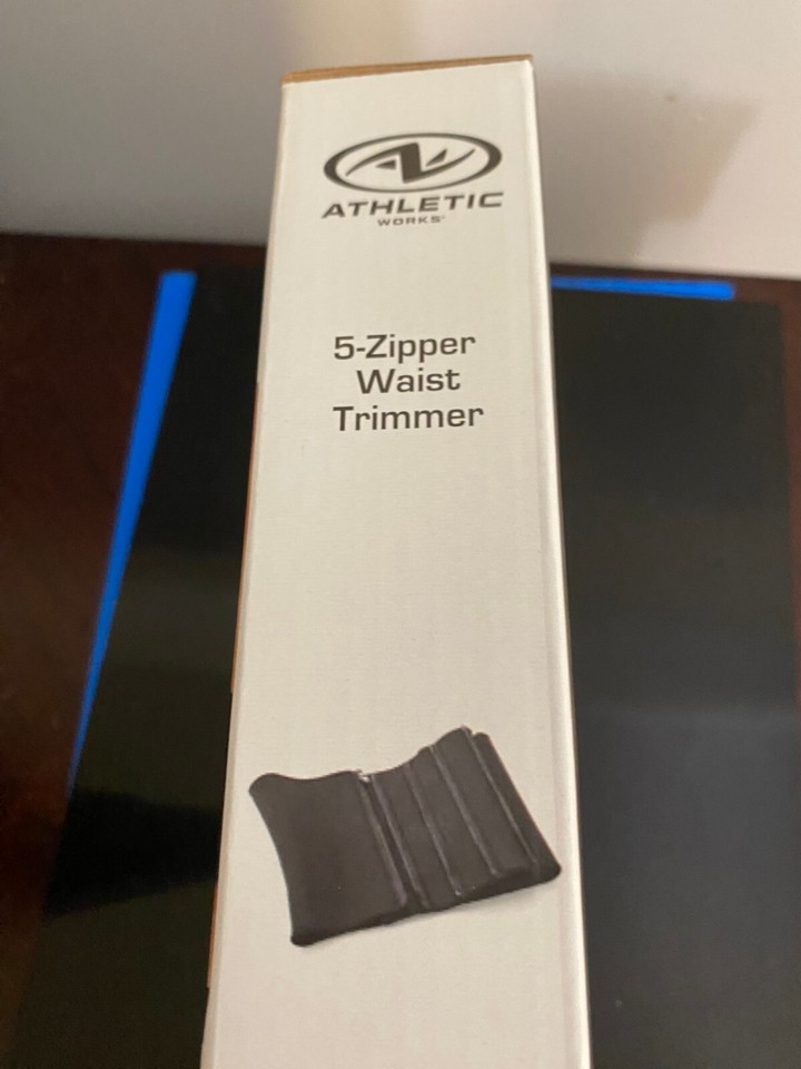 BRAND NEW ATHLETIC WORKS 5 ZIPPER WAIST TRIMMER -FITS WAIST SIZE 40-65" | eBay