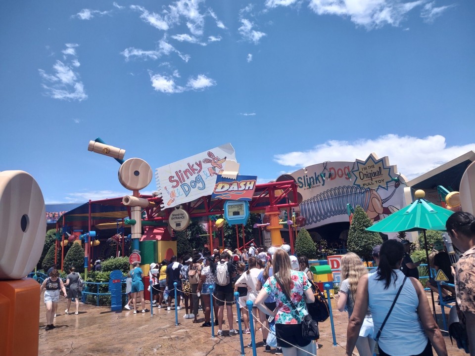 Disney Parks Toy Story Launching Slinky Dog Dash And Dodge Power Boost ...