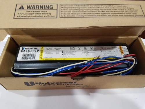 UNIVERSAL Lighting Technologies 412-L-SLH-TC-P, 1-Lamp Rapid Start BALLAST | eBay