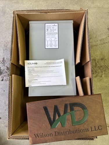 Emerson HEVI-DUTY 5 KVA Transformer HS5F5AS 240/480 120/240 Brand New ...