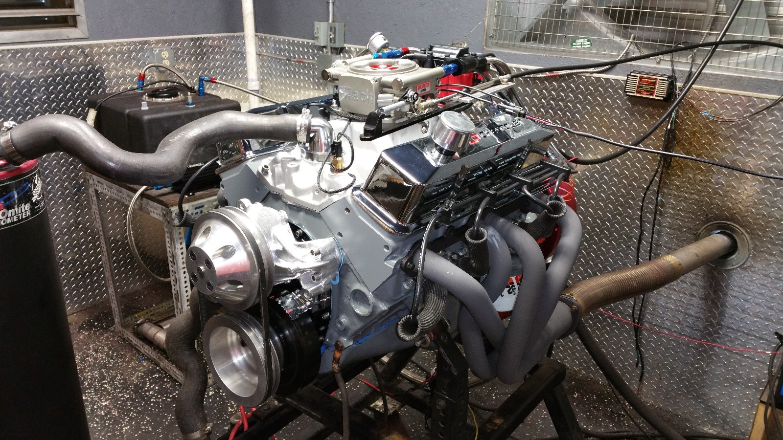 CHEVY 383 cid 430+HP CUSTOM CRATE ENGINE TURN KEY DYNO TEST 2 YEAR ...