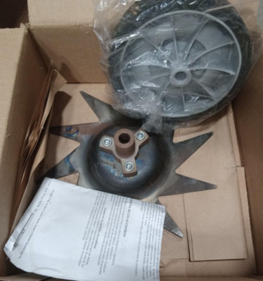 Mantis 7000 Series 3222 Tiller Border Edger Attachment - Steel w/Wheel ...