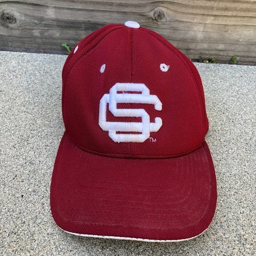 VTG COLOSSEUM USC Trojans Baseball Hat Men's Red Adjustable Cap ...