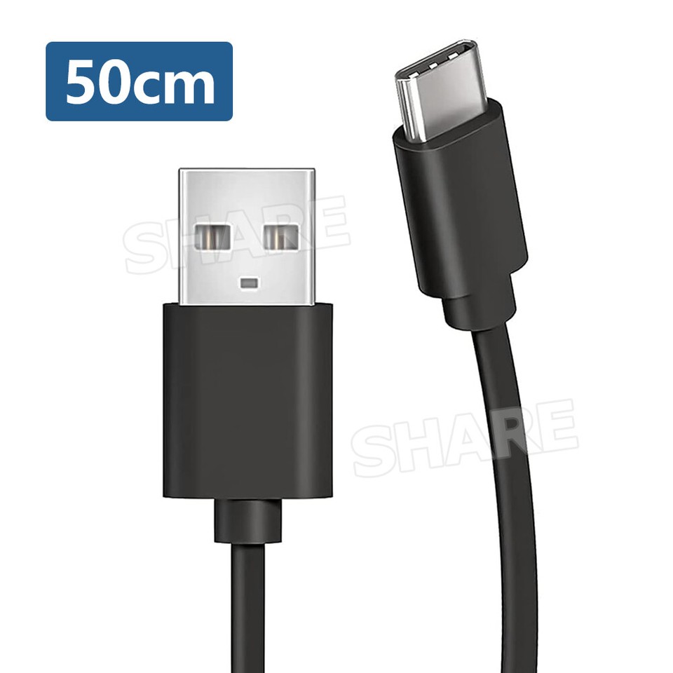 50cm 25cm 10cm Type C cable to USB Type A short small USB-C Male Data ...