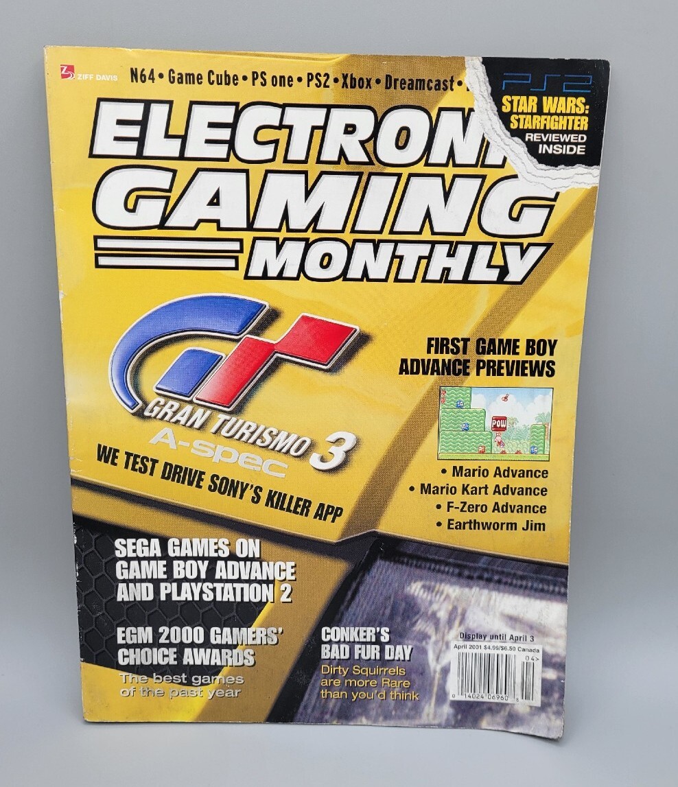 Electronic Gaming Monthly EGM April 2001 Issue 141 Game Magazine Gran ...