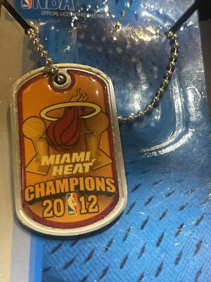 Miami Heat 2012 NBA Finals Domed Dog Tag AMINCO | eBay