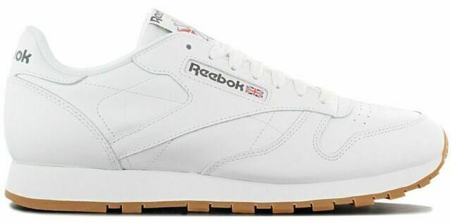 Size 11 - Reebok Classic Leather Intense White Gum for sale online | eBay