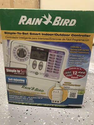 Rain Bird 12 Zone Outdoor Simple to Set Irrigation Timer with Rain ...