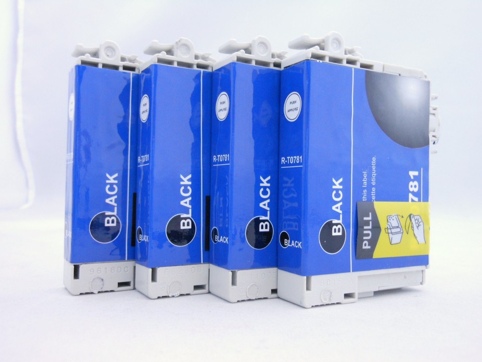 T0781 Black Ink Cartridge for Epson Stylus RX680 RX595 RX580 R380 R280 ...