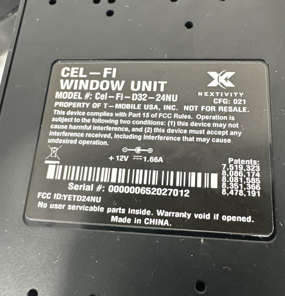 T-Mobile Personal CellSpot 4G LTE Indoor Signal Booster Model Cel-Fi ...