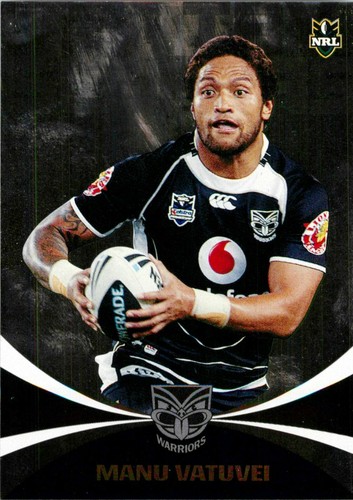 2011 NEW ZEALAND WARRIORS NRL Card MANU VATUVEI Top Try Scorers ...