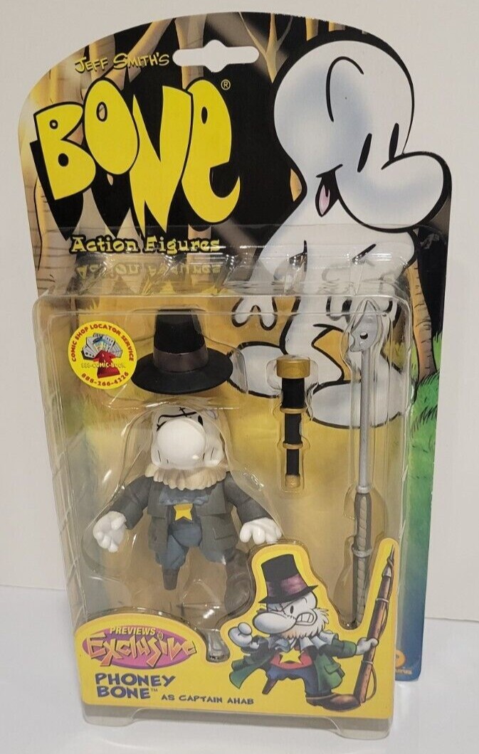 MOC Phoney Bone as Captain Ahab Preview 4" Action Figure 1998 for sale ...