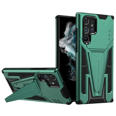 For Samsung S23 Ultra Alien Design Shockproof Kickstand Magnetic Hybrid ...