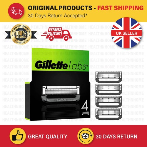 Gillette Labs Razor Blade Refills | Pack of 4 | GENUINE & SEALED 🔥 UK ...