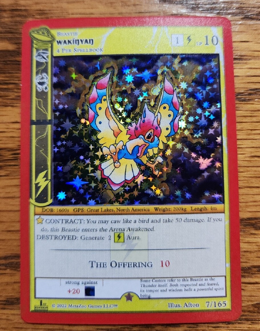MetaZoo Wakinyan 7/165 UFO 1st Edition Full Holo Foil Card NM/MINT | eBay