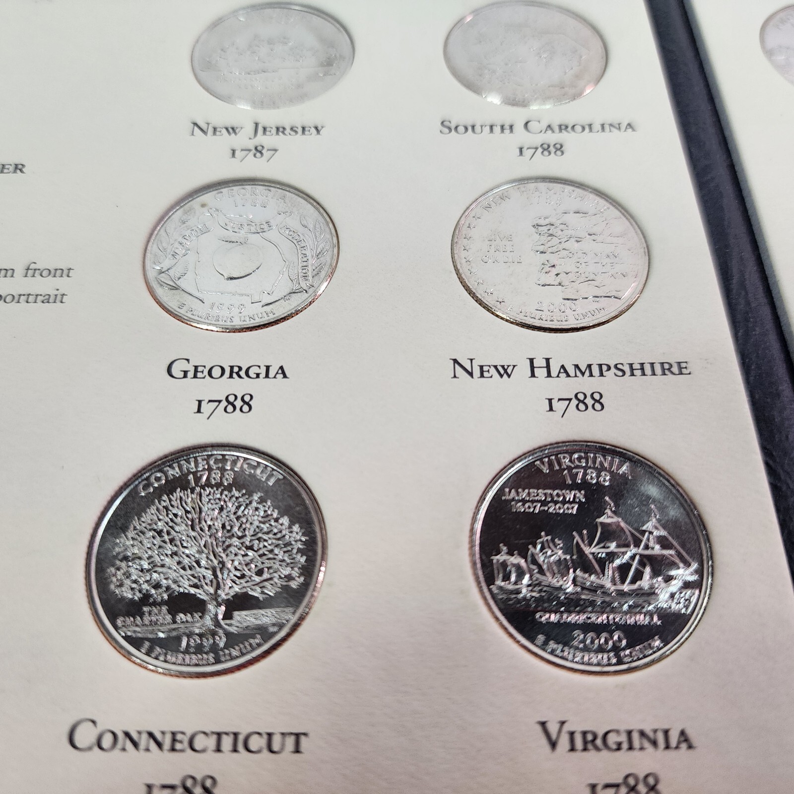 50 State Commemorative Quarters 1999-2008 Complete Set Philadelphia ...
